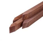 Hardhouten Piketpalen Azobé 40x40 mm kopen – Houthal15.nl